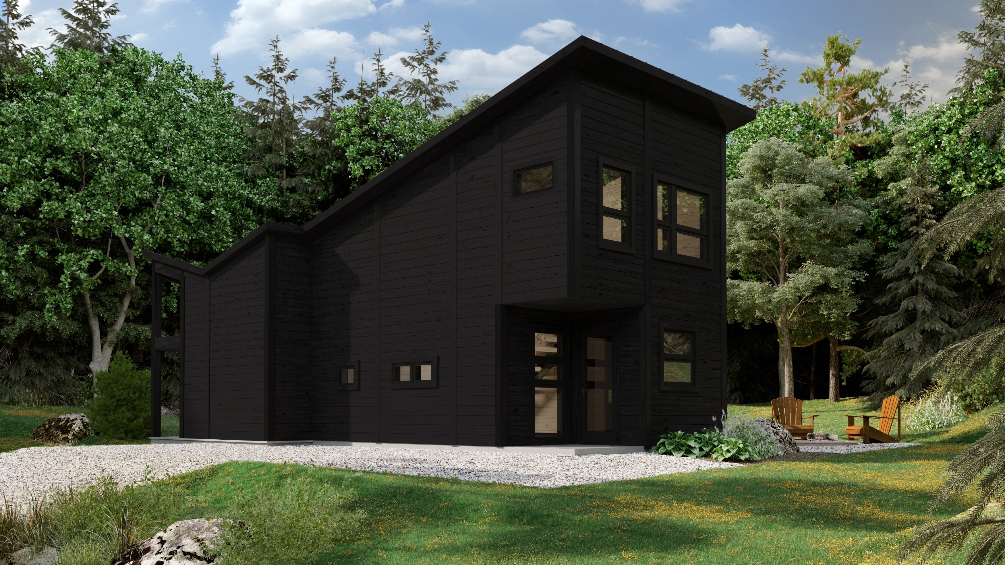 A Tiny Timber Block Home in Ontario Becomes Tourist Destination